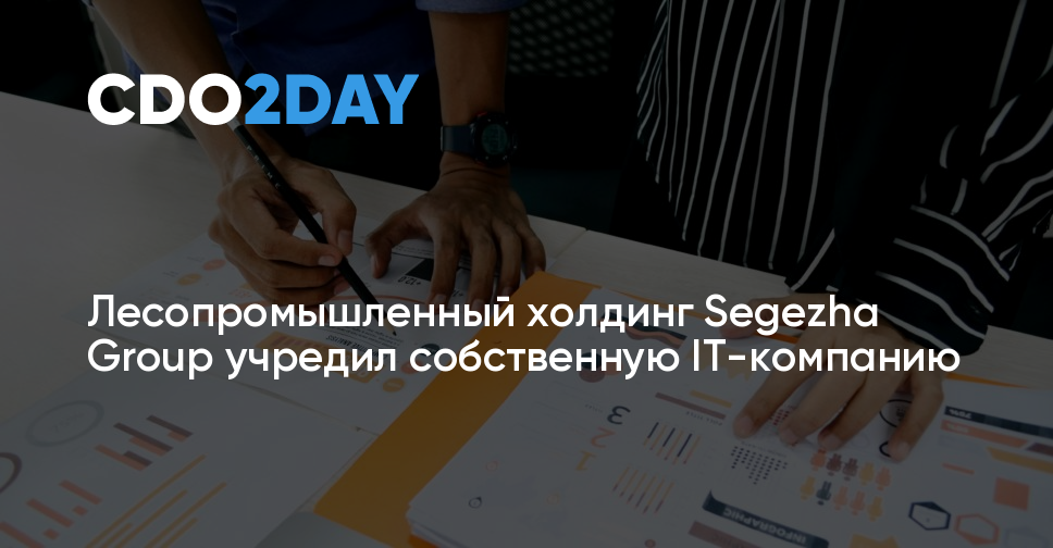 Лесопромышленный холдинг Segezha Group учредил собственную IT-компанию — CDO2DAY